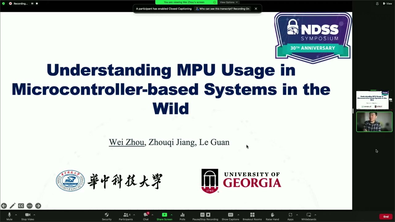 BAR 2023 - Understanding MPU Usage in Microcontroller-based Systems in the Wild