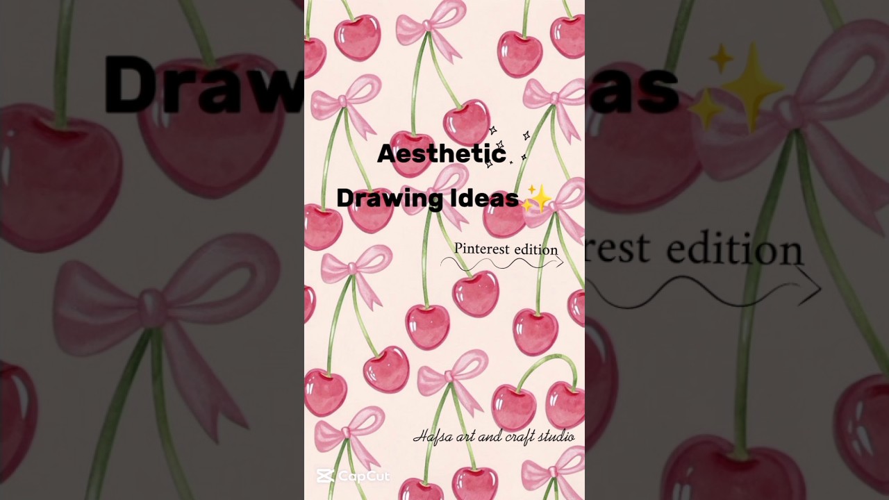 Aesthetic Drawing Ideas😍 Subscribe if you like my video💫#ideas #aesthetic #creative #trending #cute
