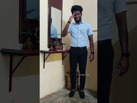 Proper Tuck-In Method 💯 Watch Fully Tamil Fashion Blogger | #mensfashion #tamilshorts #chennai #rjr