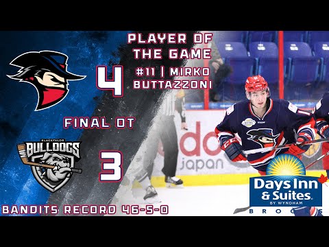 Highlights: Brooks 4 @ Blackfalds 3 OT (February 16, 2024)