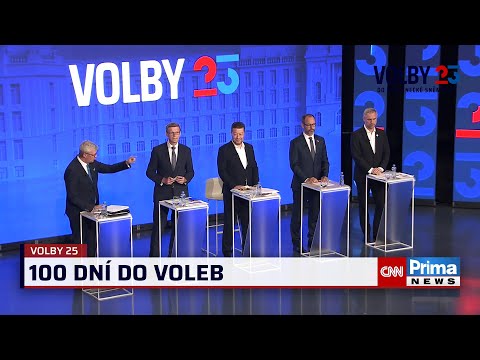 100 dní do voleb: Sledujte první předvolební debatu na CNN Prima NEWS