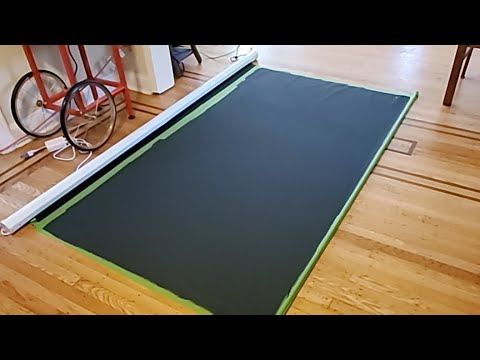 Supreme Black ALR 12 screen paint OLED Like Motorized Projection Screen using only ( 720p )