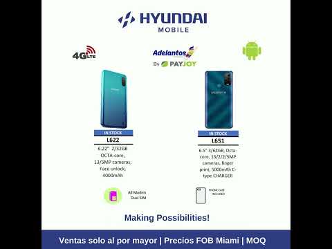 CELULARES HYUNDAI MOBILE - LOS MEJORES MODELOS PARA TODA LATINO AMERICA