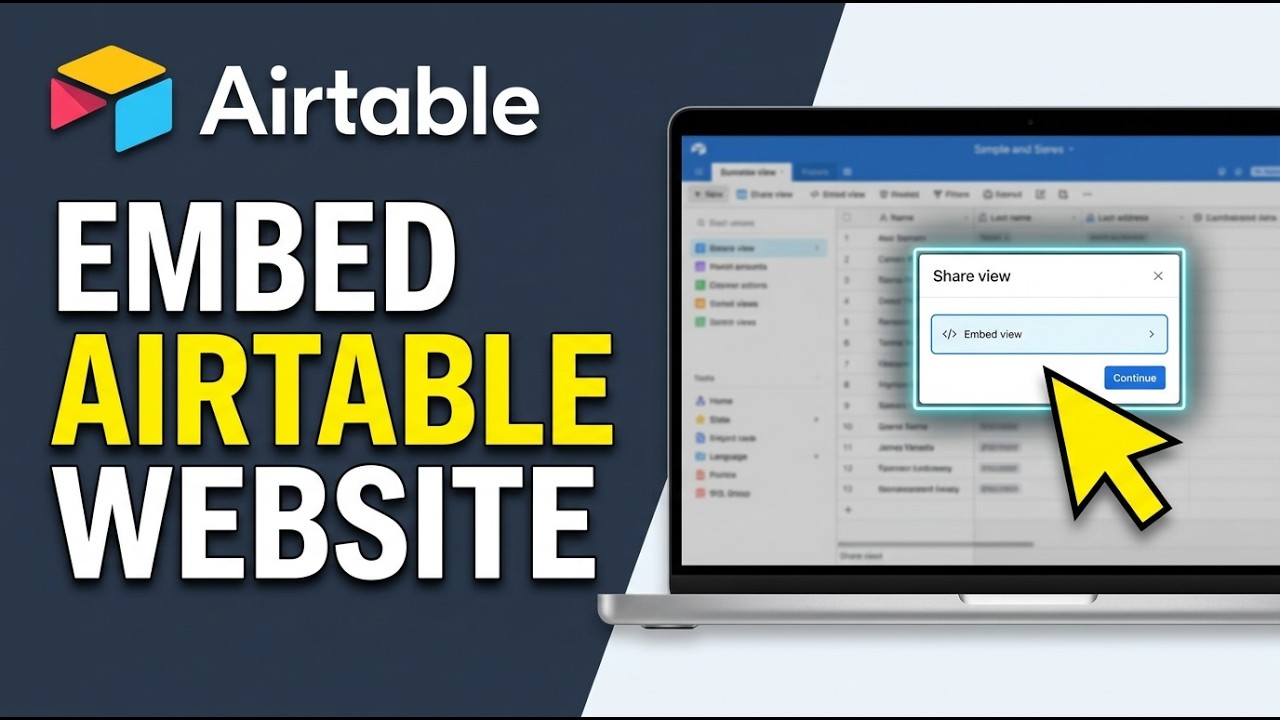 How to Embed Airtable on Website 2026 (Airtable Tutorial)