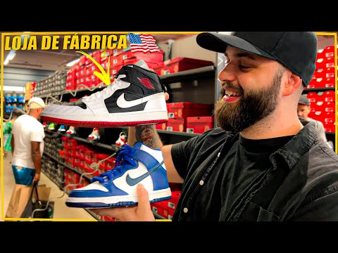 INACREDITÁVEL ESSES VALORES NA LOJA DE FÁBRICA DA NIKE NA FLÓRIDA ESTADOS UNIDOS