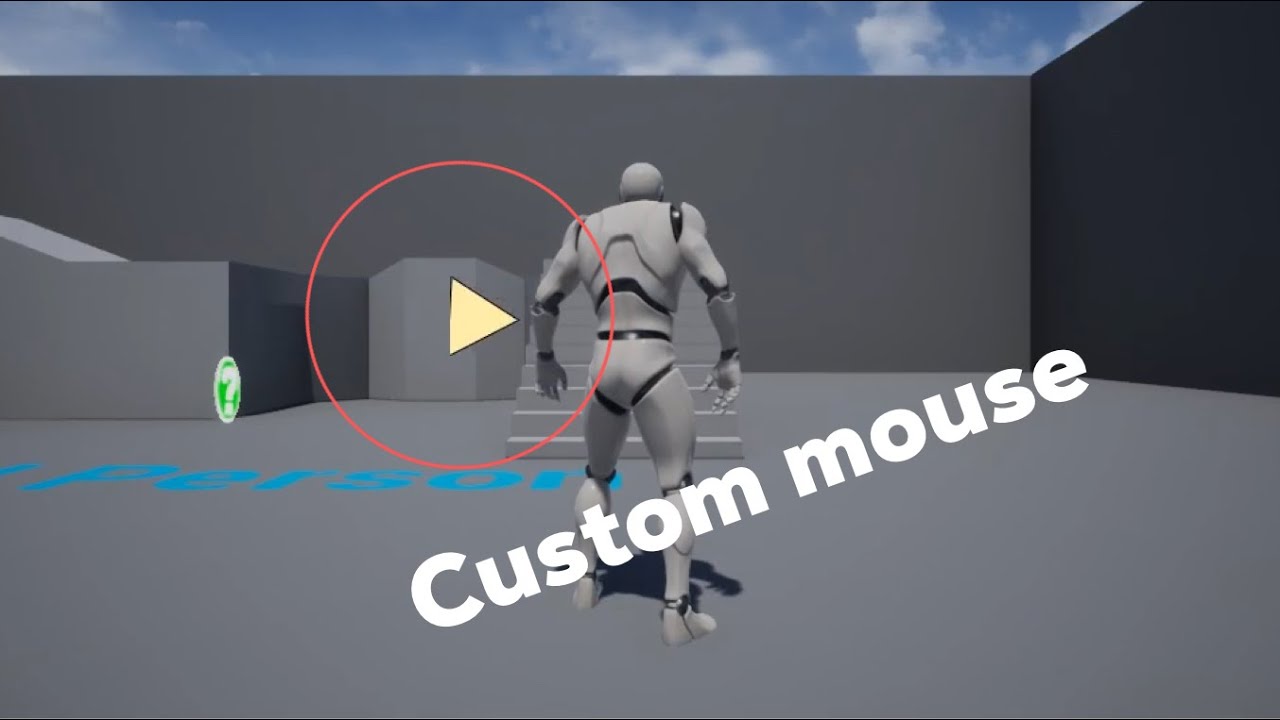 Custom mouse icon in Unreal Engine