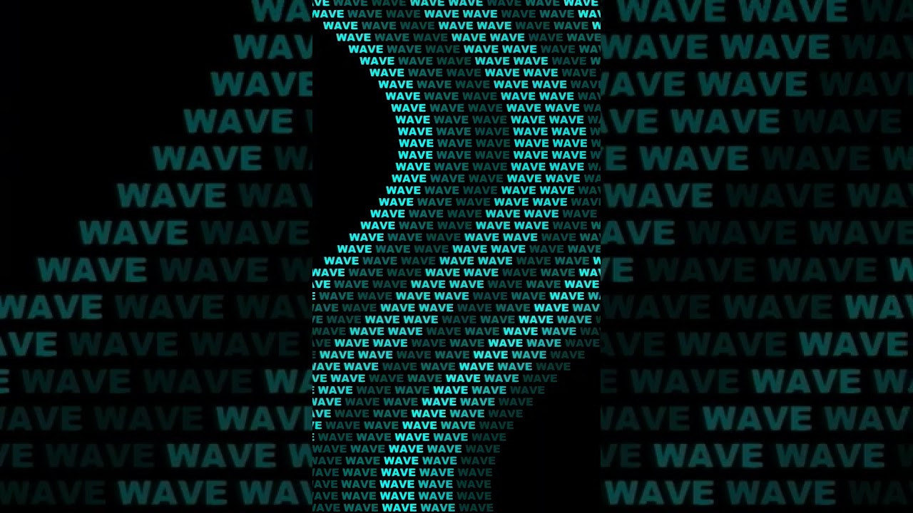 Animated WAVE letters | Ep.19 Processing art tutorial #coding #tutorials #lines