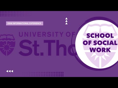 University of St. Thomas Doctor of Social Work Program Informational Recap #DoctorofSocialWork #DSW