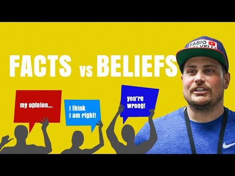 The difference between facts and opinions