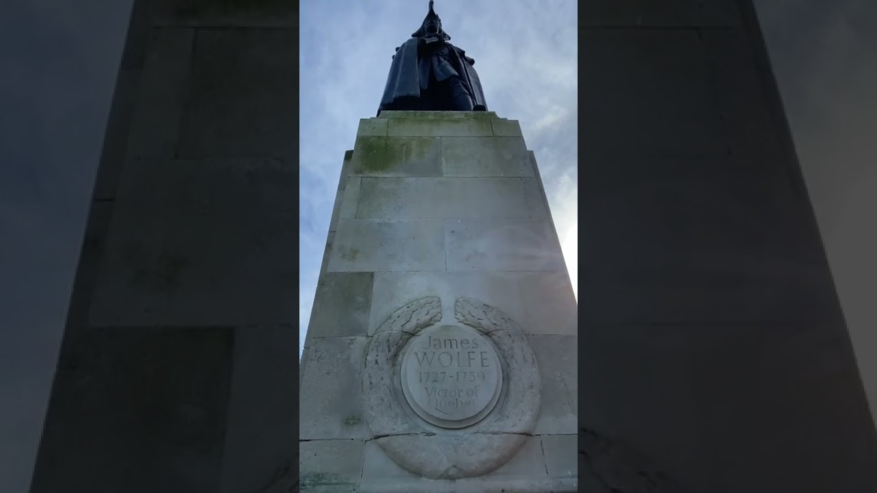 James Wolfe was a British Army Officer at 1759  Battle in Quebec as a major general/ #shorts