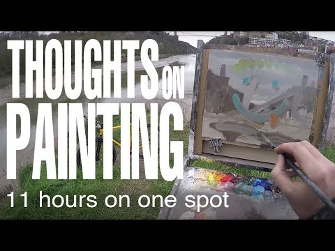 Thoughts on Painting - 11 hours at the Clifton Suspension Bridge.
