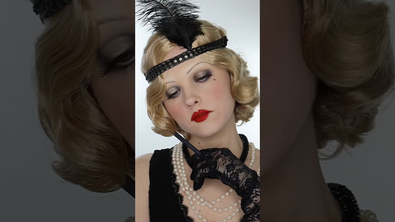 1920’s makeup! Which decade do I do next? ✨ #makeup #100yearsofmakeup #1920smakeup #1920