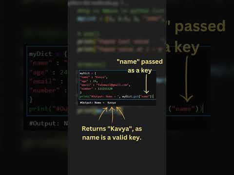 Stop Doing This Mistake😱 | Use #get #method to #access #dictionary in #python