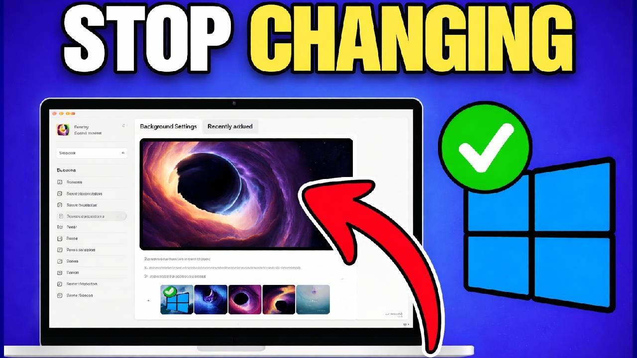 How to Stop Desktop Background Automatically Changing in Windows 11 (Complete Guide)