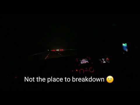 Night time driving M1 Derbyshire 🥶🌧