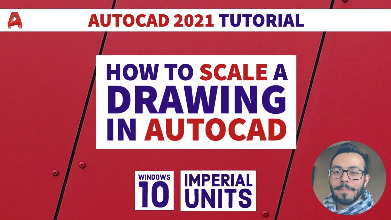 How to Scale A Drawing in Autocad | Autocad LT 2021 Tutorial