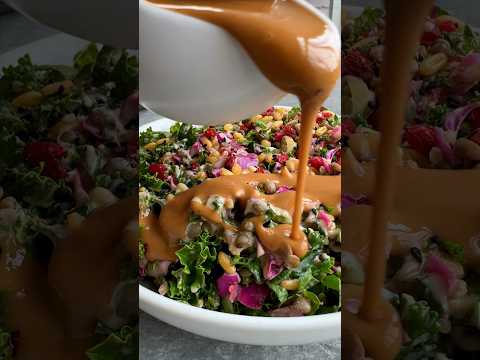 LONGEVITY HIGH-PROTEIN SALAD @cookingforpeanuts I wonβt eat healthy food that tastes bad! Nor you!