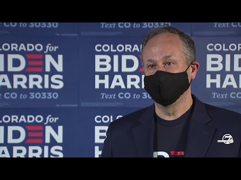 Full interview with Doug Emhoff as he campaigns for Biden-Harris in Colorado