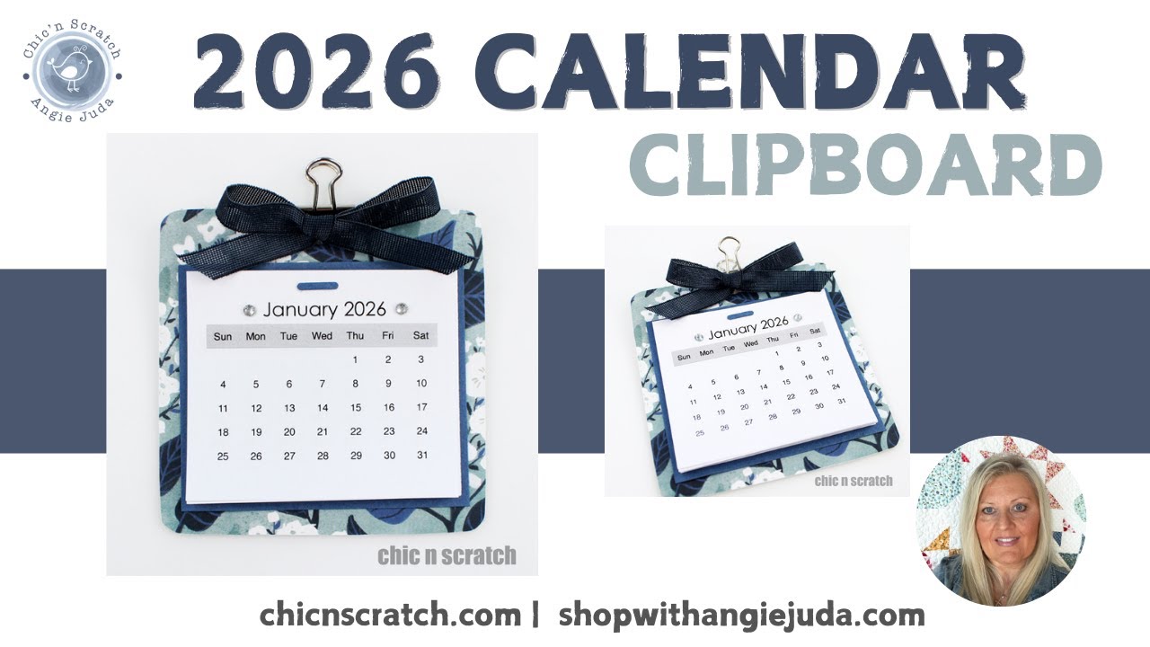 2026 Calendar Clipboard