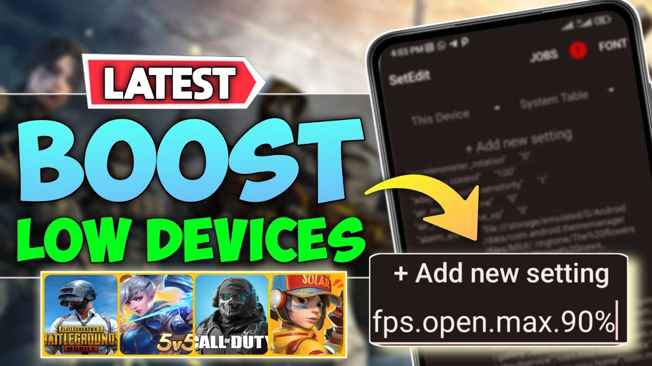 SetEdit High FPS code 2023