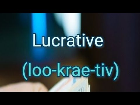 Lucrative Meaning