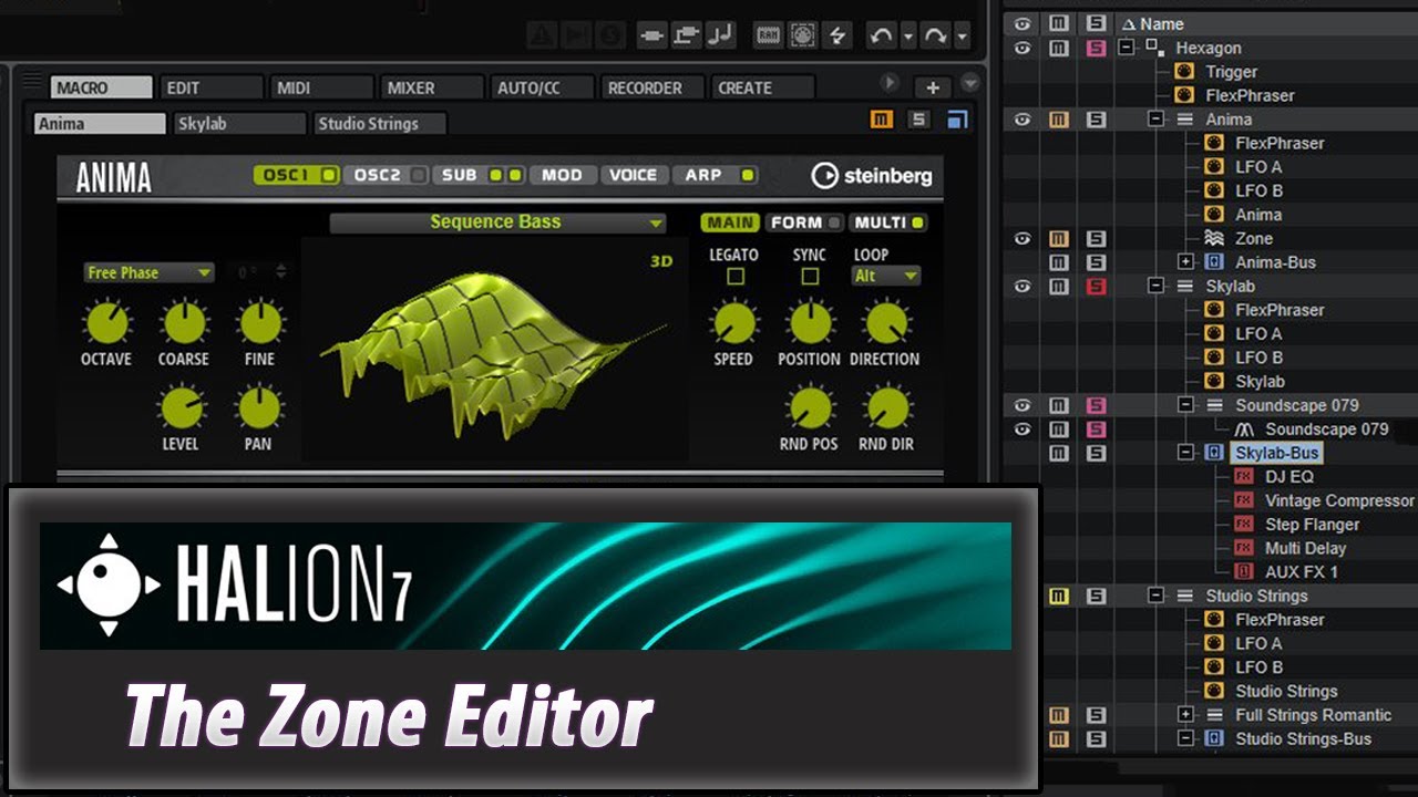 Halion 7 Tutorial #5 - The Zone Editor