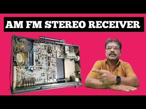 AM and FM stereo receiver.
