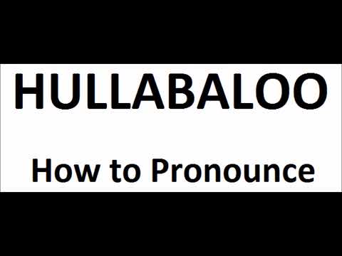 How to pronounce Hullabaloo||How to say Hullabaloo||Hullabaloo Pronunciation||AbDictionary