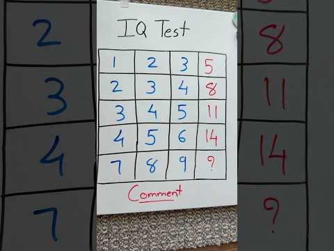 IQ Test | Maths Puzzle #maths #shorts #puzzle #mathpuzzle #iqtest #mathematics