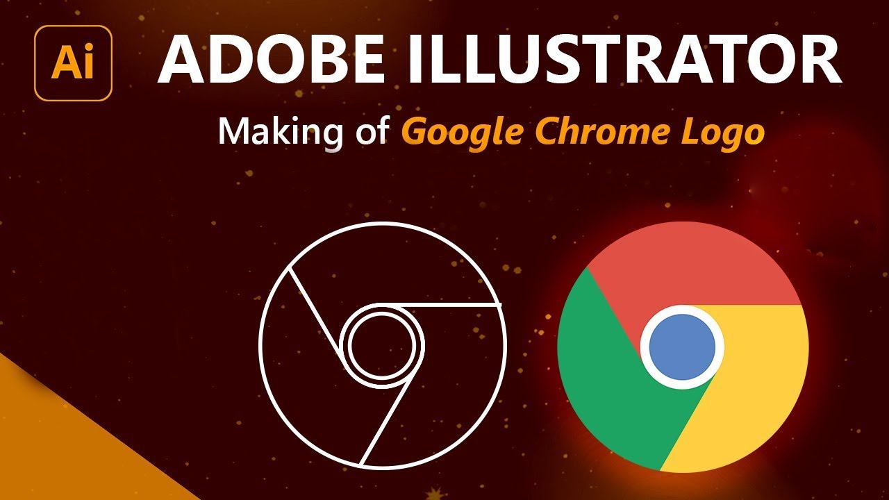Chrome Logo - Adobe Illustrator - Graphic Designing Tutorial - Study Studio