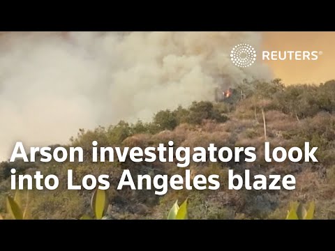 Arson investigators, police look into Los Angeles blaze; 1,000 evacuated