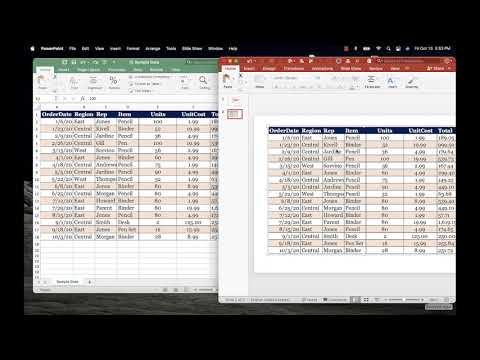 Inserting Excel Spreadsheet into PowerPoint #excel #powerpoint