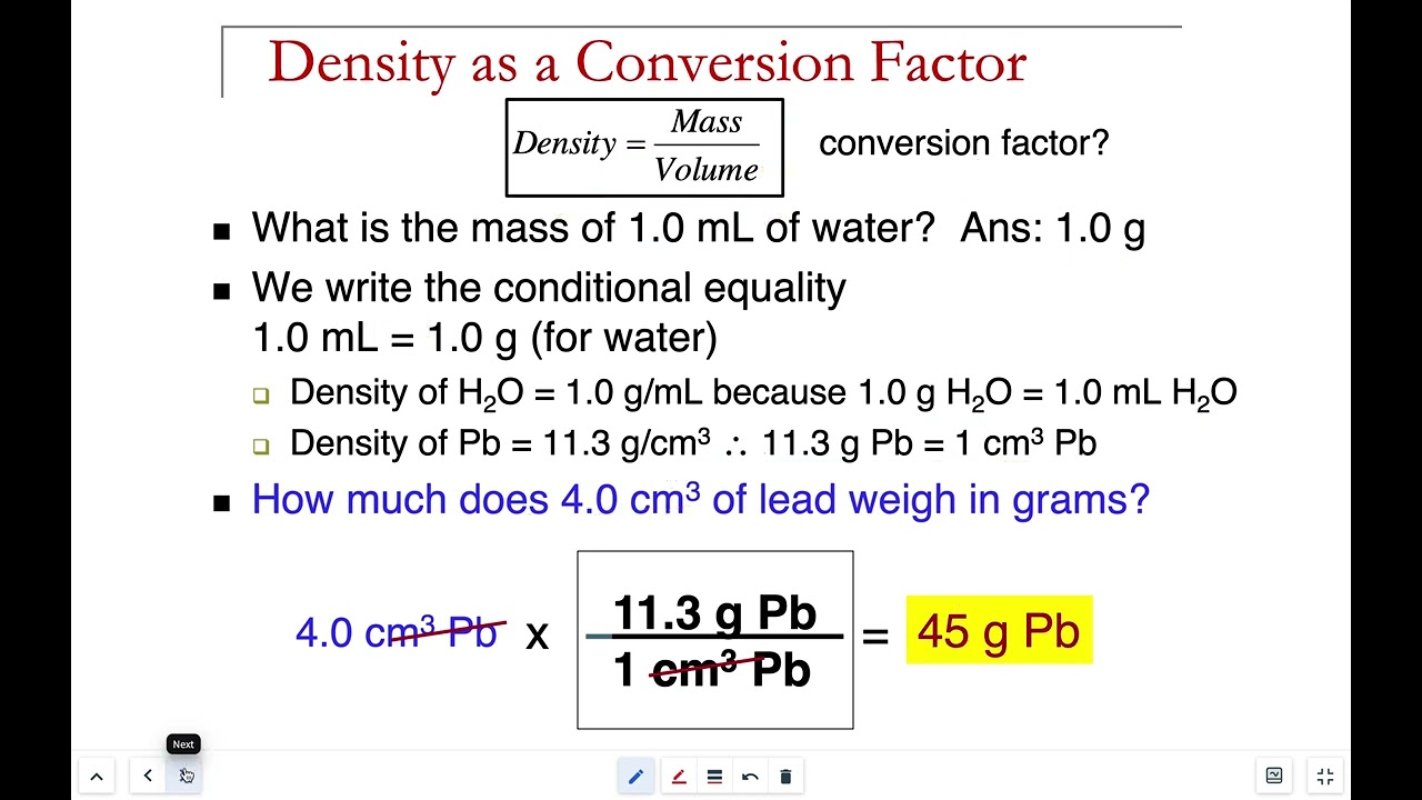 1.10: Density and Specific Gravity (Problem Solving)