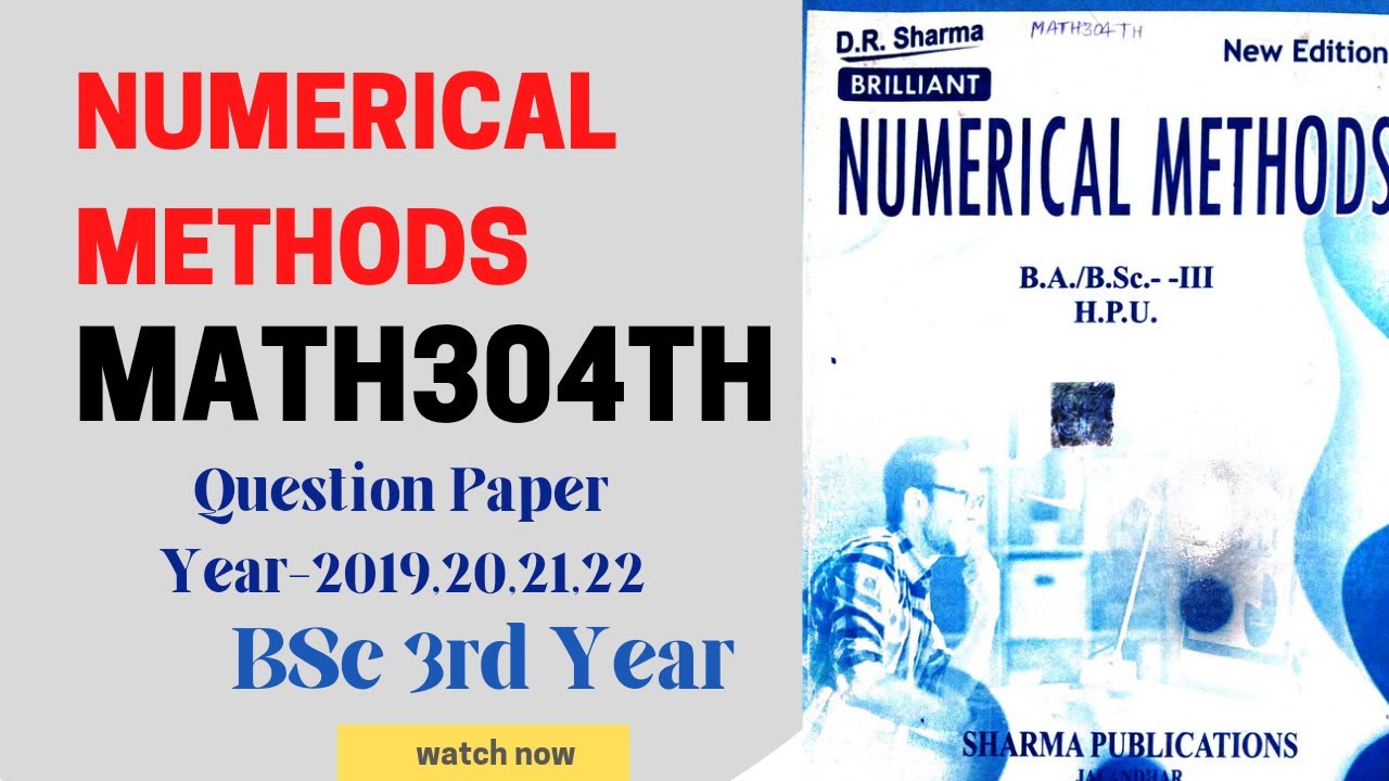 Numerical Methods University Question Paper Year-2019,20,21,22 combinedBSc3rdyear#hpuexams#trending