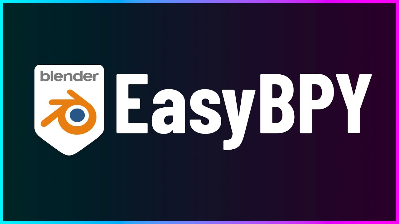 Introducing: EasyBPY! (Easy Python for Blender)