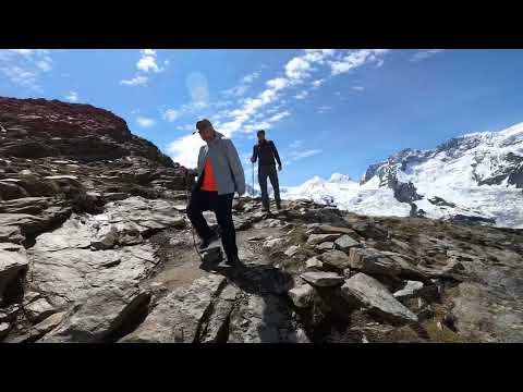 Hiking at Matterhorn, Zermatt, Switzerland. June 2023 (4K)