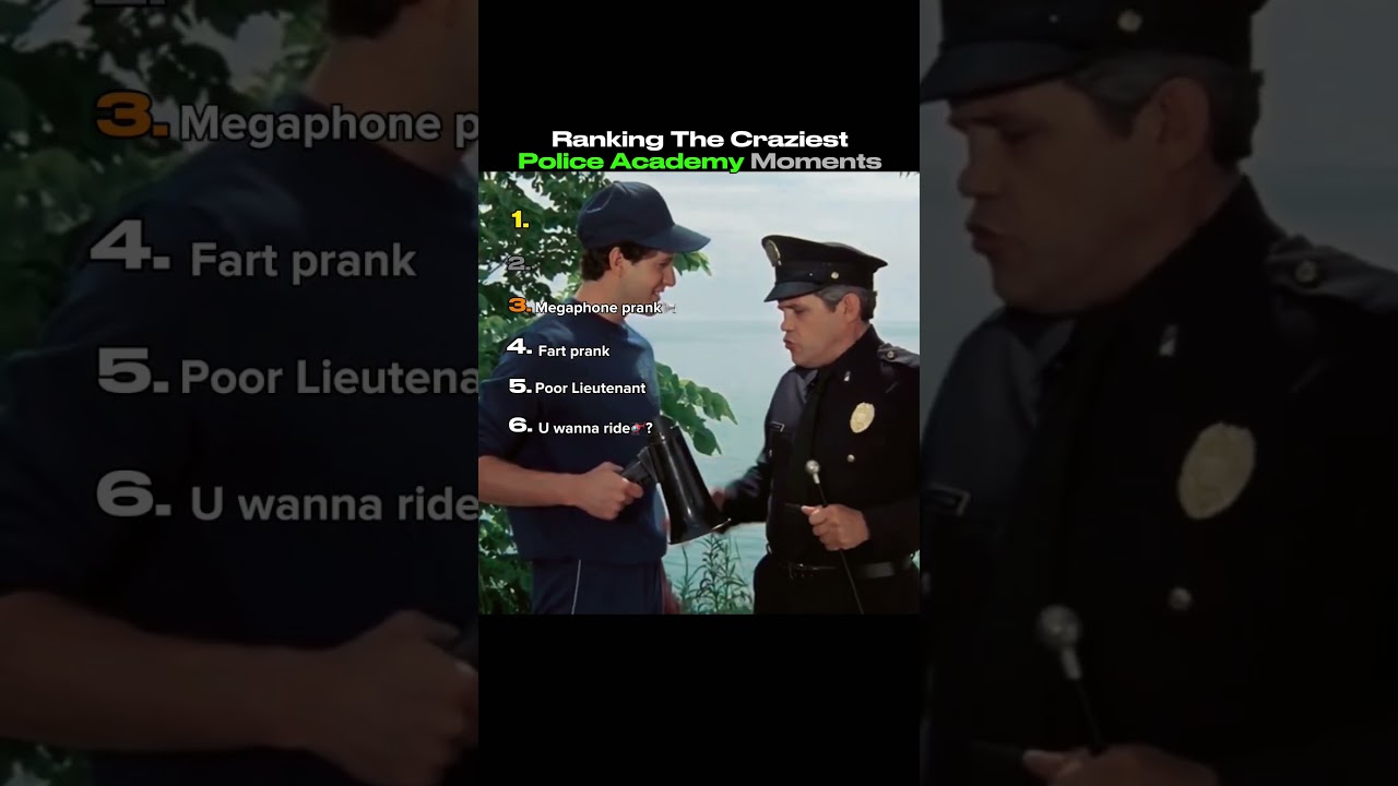 Ranking iconic police academy moments #ranking #funny #policeacademy #michaelwinslow #usa #fypシ