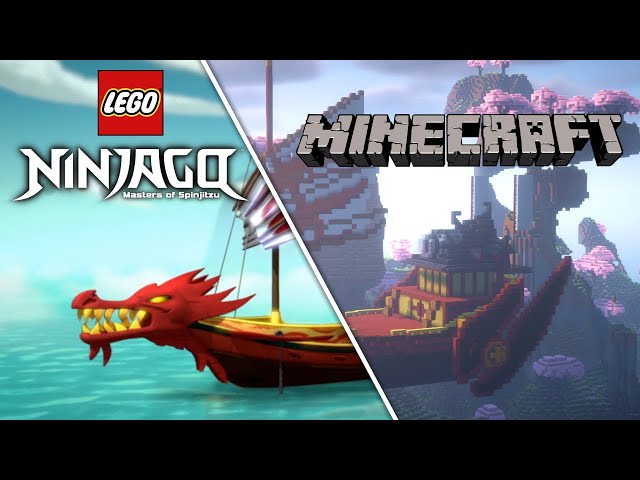 Lego ninjago Destiny's bounty schematic Minecraft Map