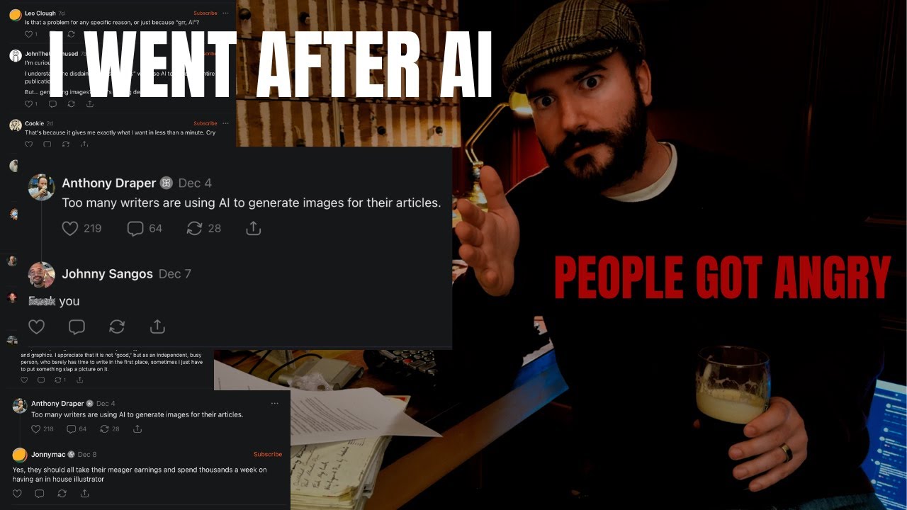 A Platform Divided: My Anti-AI Take Blew Up on Substack
