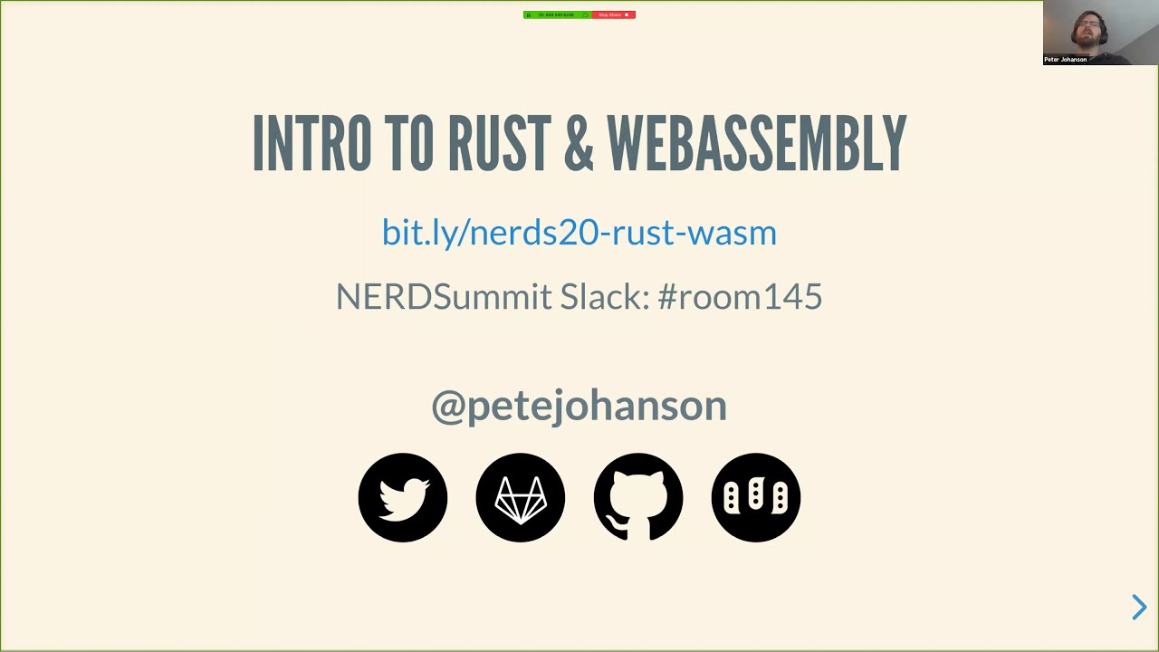 Introduction to Rust + WebAssembly