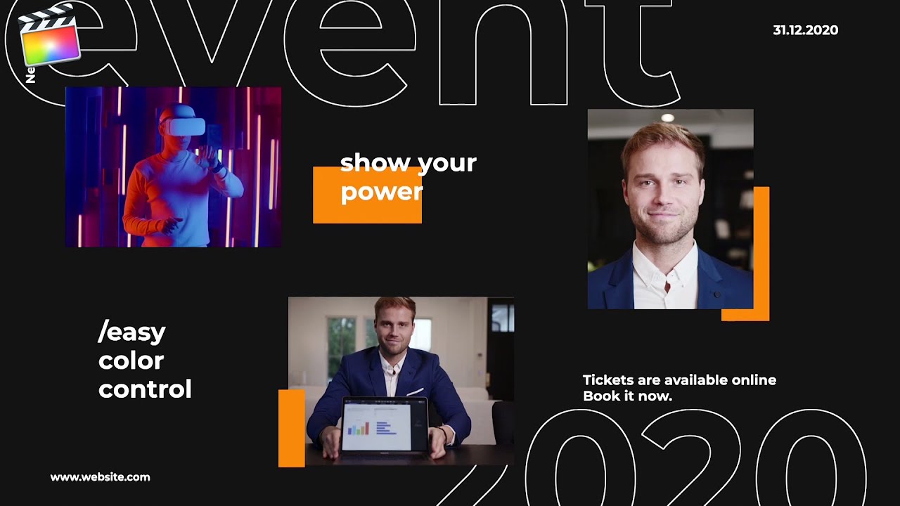 Event Slides: Final Cut Pro X template