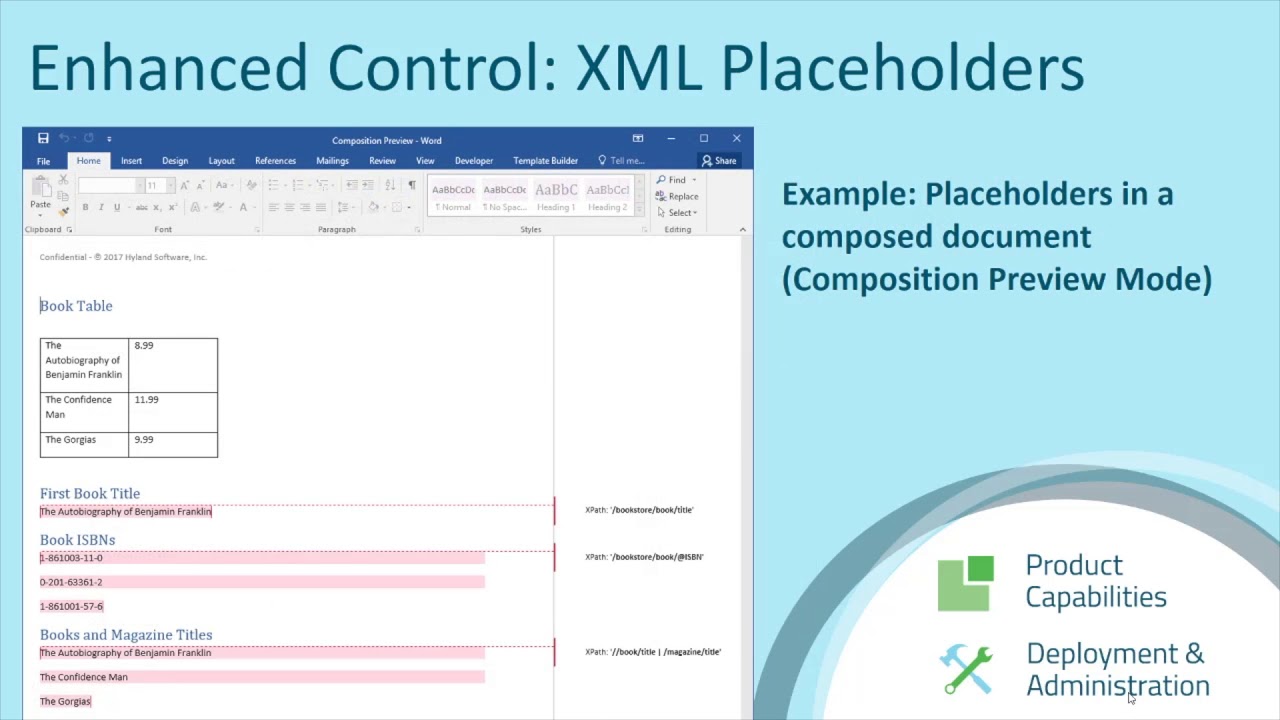 OnBase Document Composition version 17 enhancements from IDT