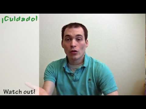 How to say, "Watch out!" in Spanish (DÃa 17)