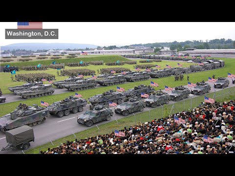 Washington Surprised by Convoy of 1,000 Combat Vehicles & 15,000 Troops During 250th U.S Army Parade