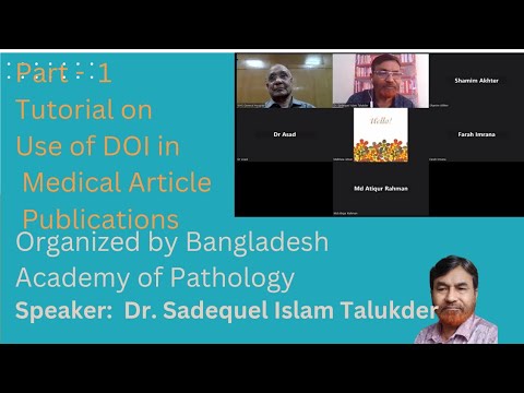 Part 1 – Use of DOI in Medical Article Publication