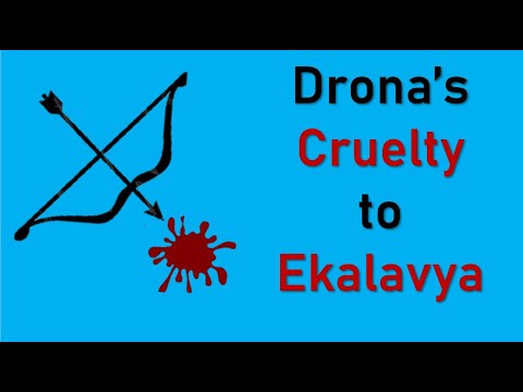 Drona’s cruelty to Ekalavya – Kulture Katha