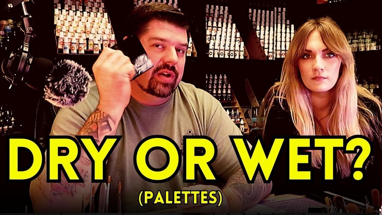 Dry VS Wet Dry brushing palettes...do YOU need one? 3d Printed Dry Brush Palette Review