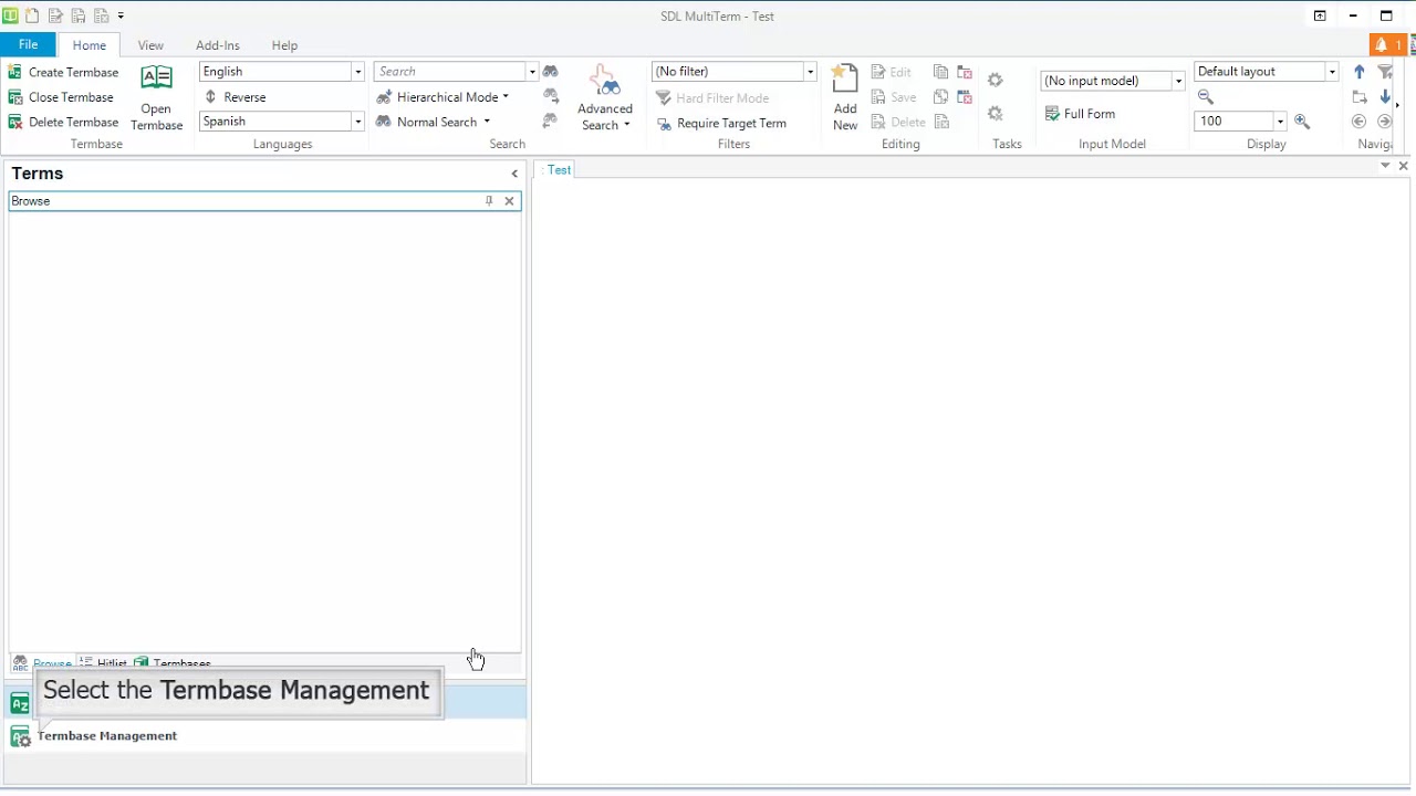 Importing an Excel Glossary to SDL Multiterm