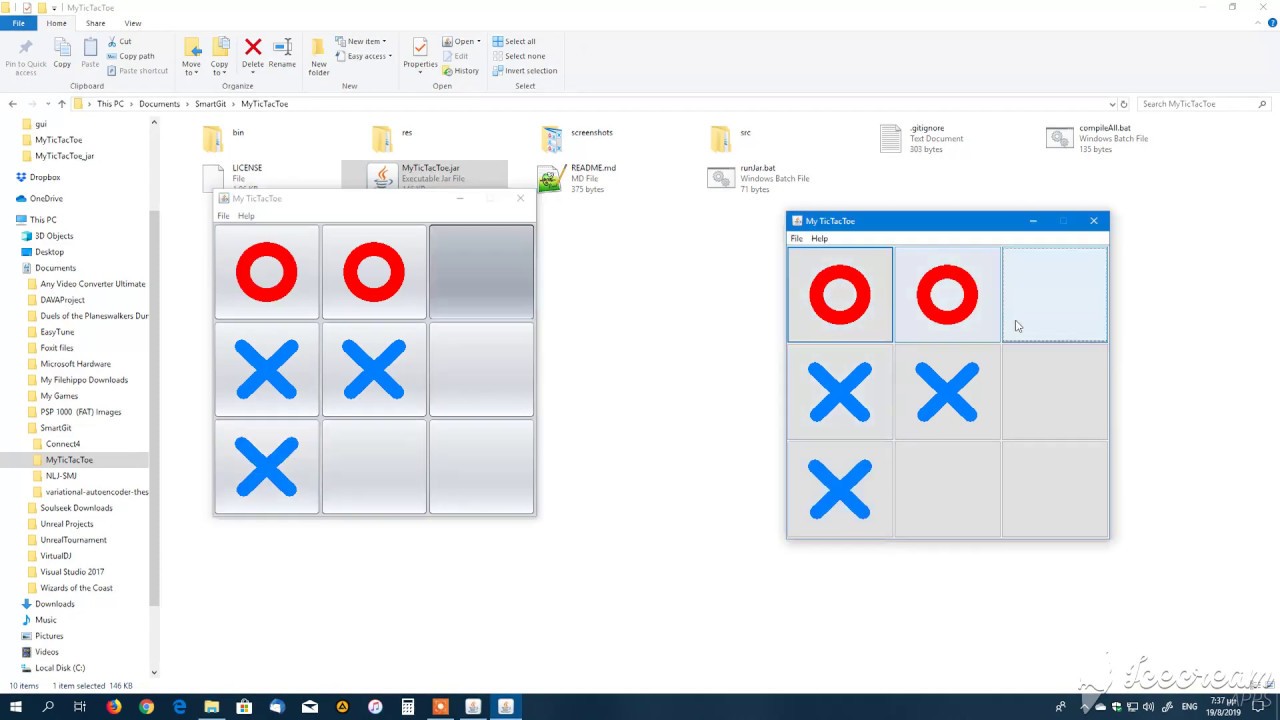 My TicTacToe in Java Swing (GitHub link below)