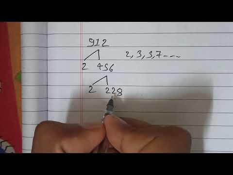 factor tree of 912 | prime factor tree |